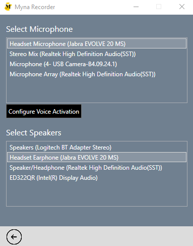Setting up the Myna Recording App – Myna