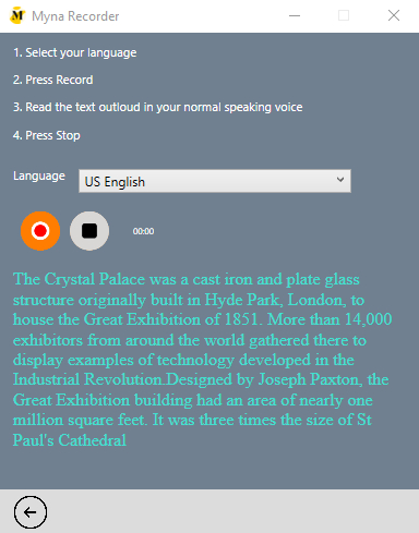 Setting up the Myna Recording App – Myna